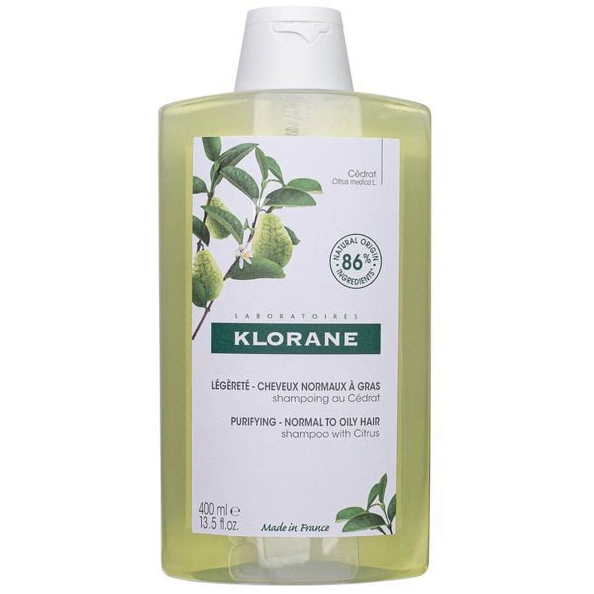 Klorane Shampoo With Citrus (Purifying Normal To Oily Hair) 400ml/13 ...