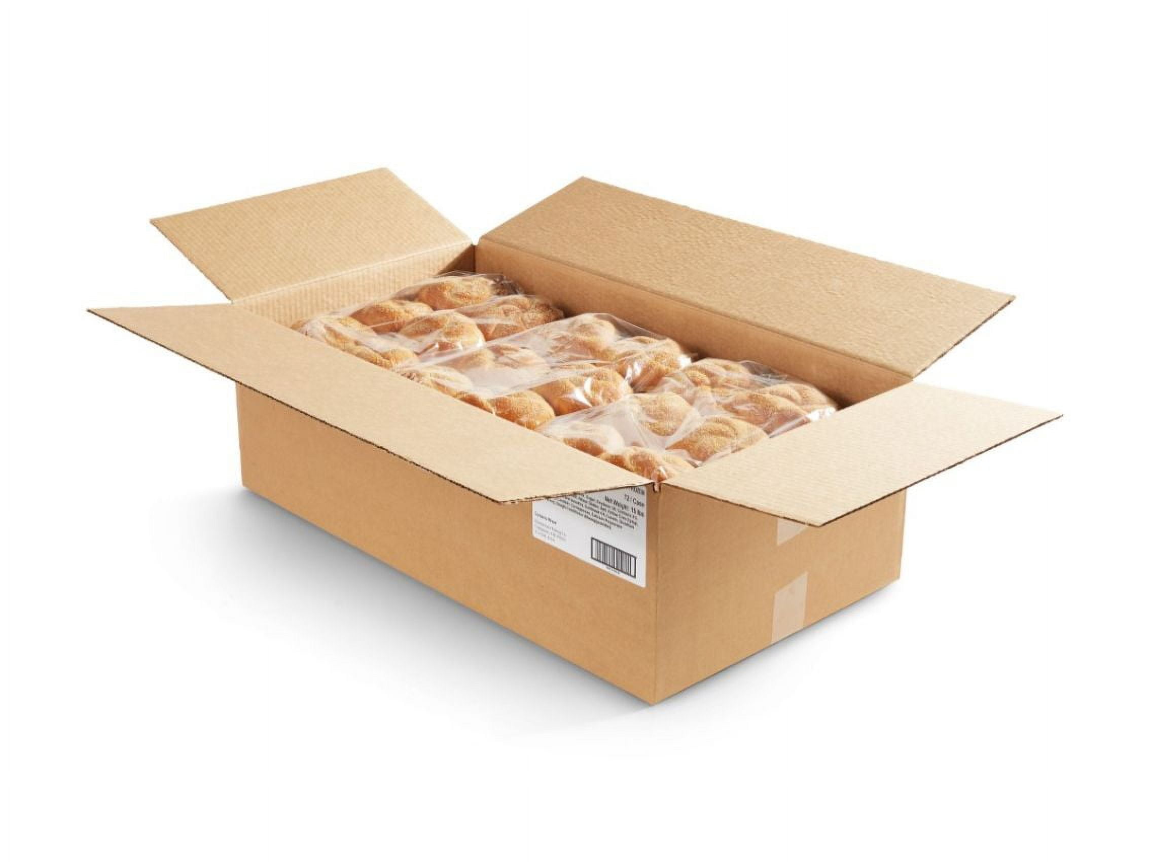 Klosterman Baked Bread, 4.5 inch Sliced Yellow Cornmeal Kaiser Bun ...