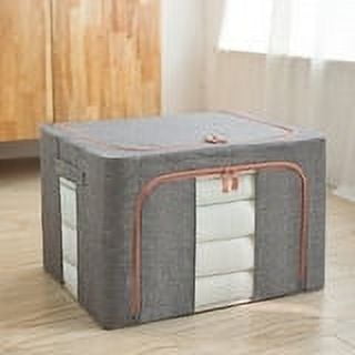 Klotel Large 100L Gray Hemp Cotton Storage Box - Walmart.com