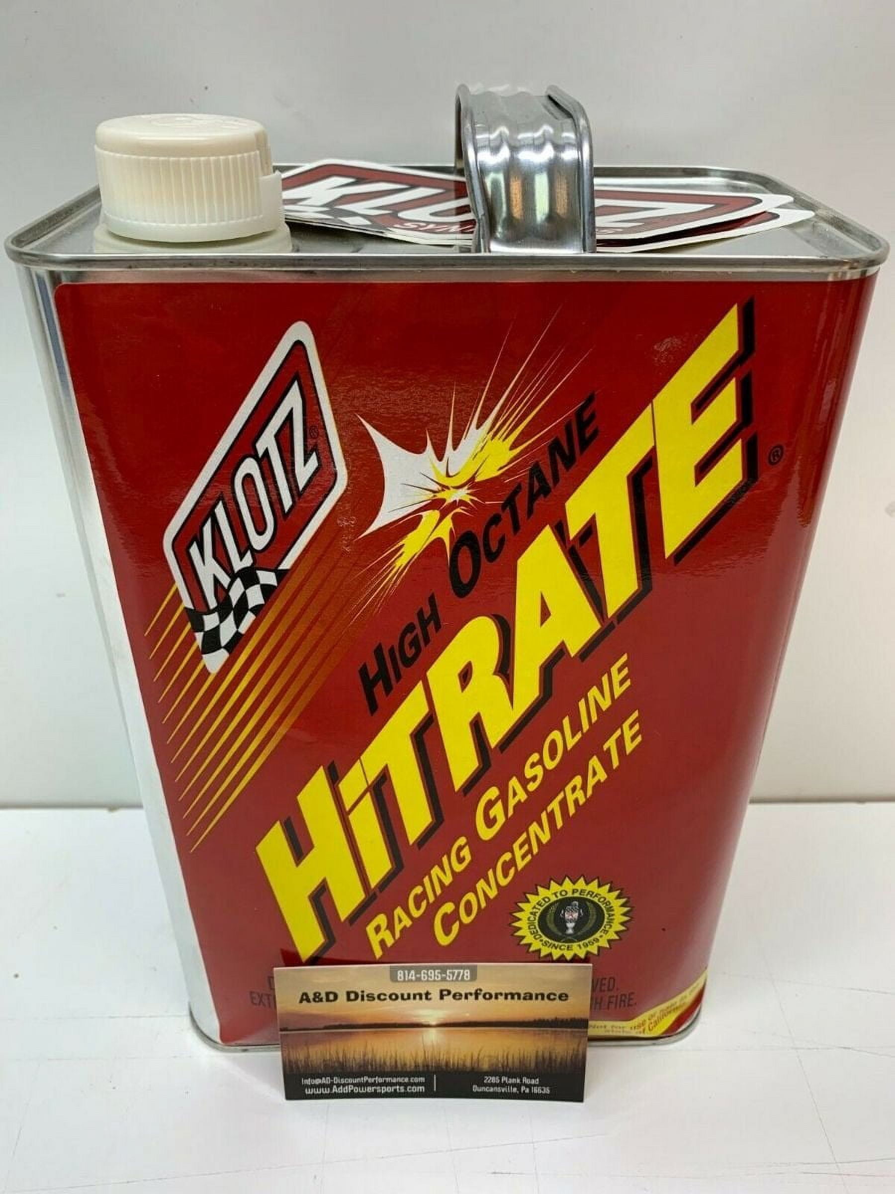 Klotz KL-451; Hitrate Racing Gasoline Concentrate 1Gal - Walmart.com