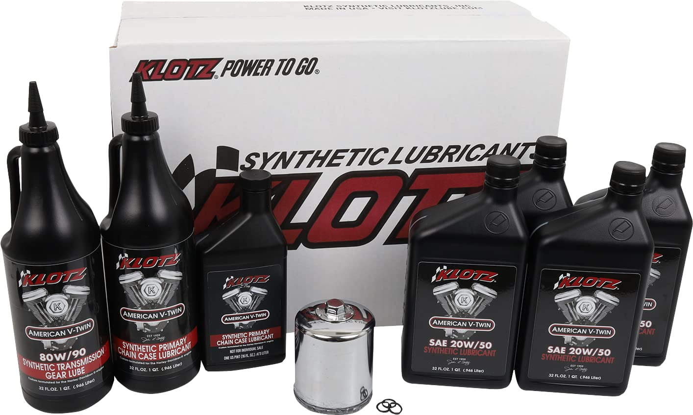 Klotz Oil KH-102 Premium Oil Change Kit - 20W/50 - 4qt. - Walmart.com