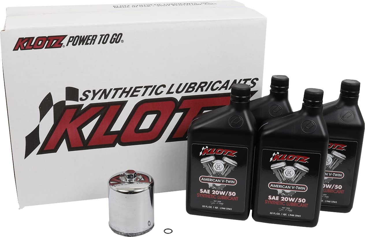Klotz Lubricants KH-103 Basic Oil Change Kit - 20W/50 - 4qt. - Walmart.com