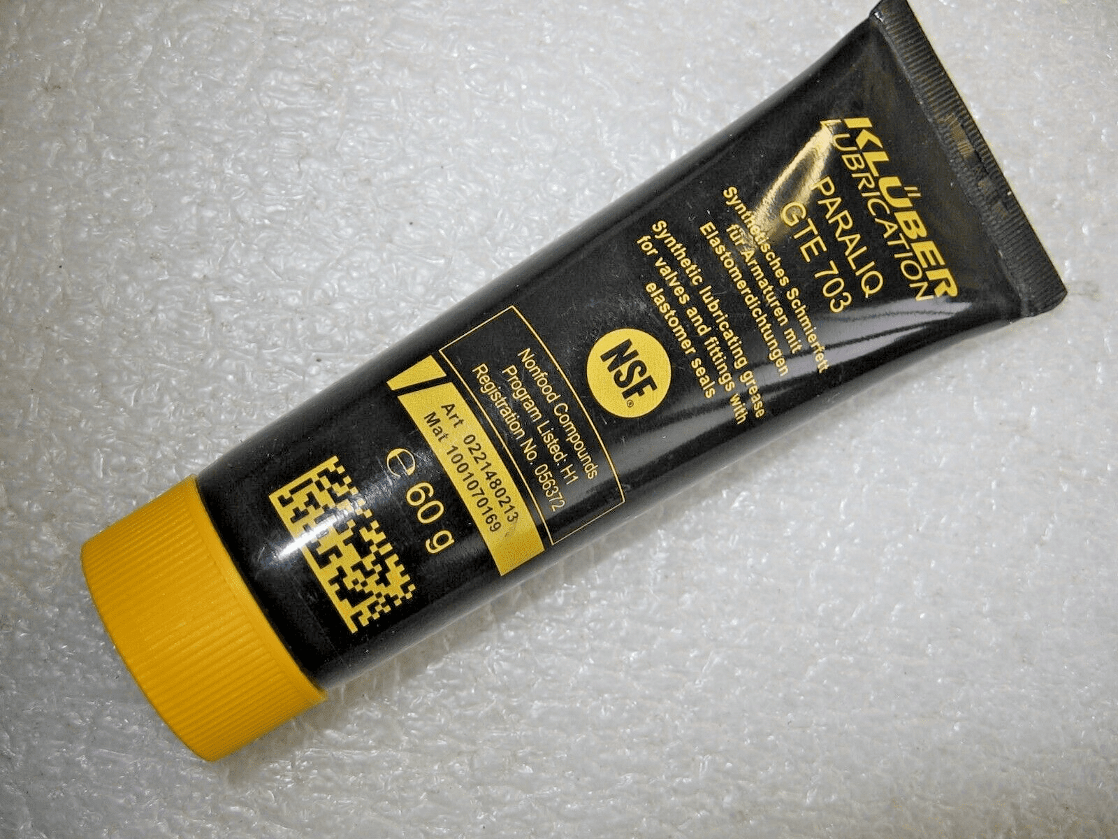 Kluber Lubrication Paraliq GTE 703, 60g Synthetic Grease for Valves and ...