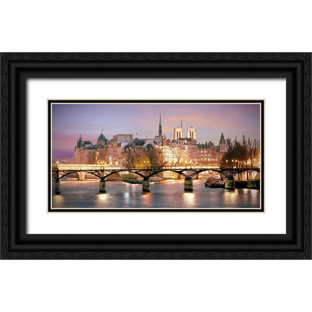 Klug, Alan 18x11 Black Ornate Wood Framed with Double Matting Museum ...