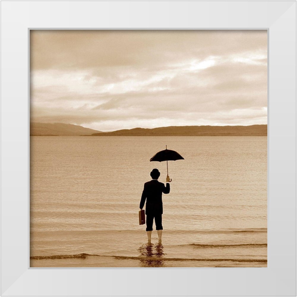 Klug, Alan 26x26 White Modern Wood Framed Museum Art Print Titled ...