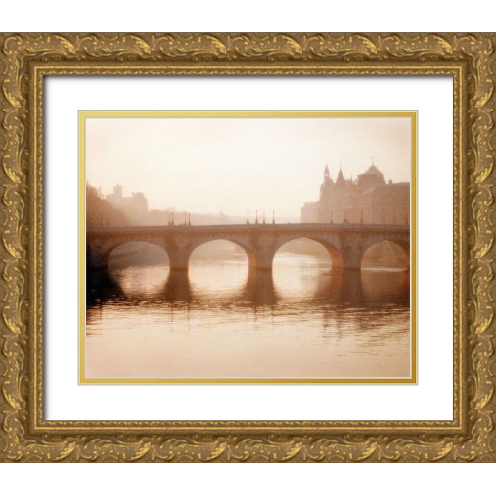Klug, Alan 32x26 Gold Ornate Wood Framed with Double Matting Museum Art ...