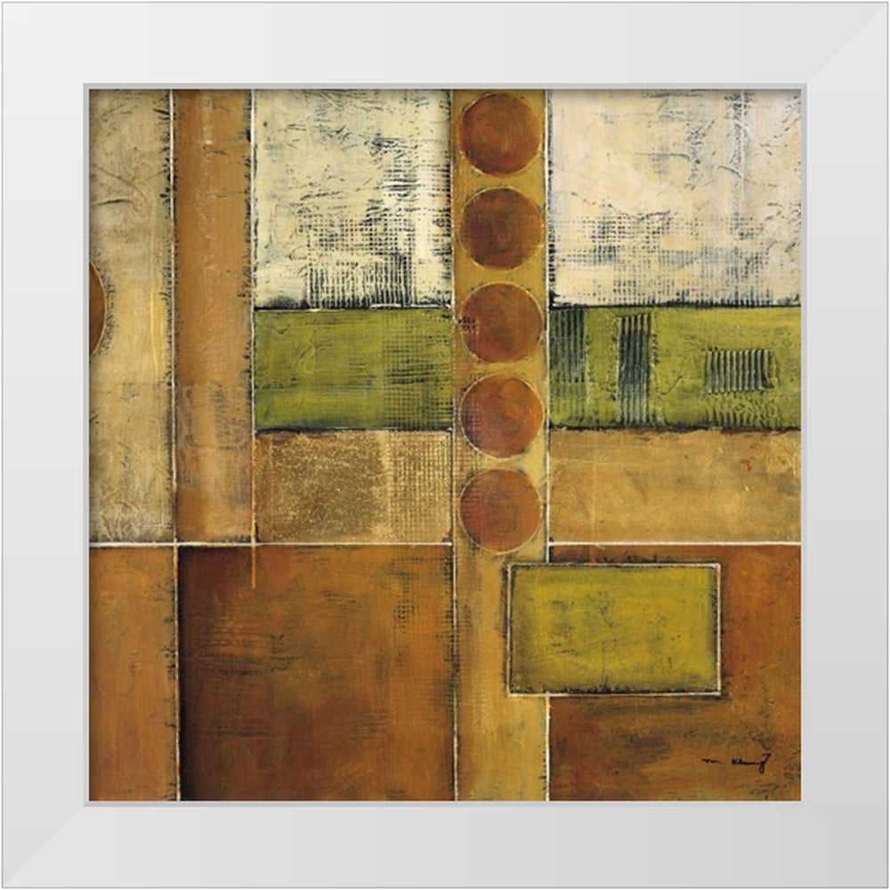 Klung, Mike 12x12 White Modern Wood Framed Museum Art Print Titled - Diversity I - Walmart.com