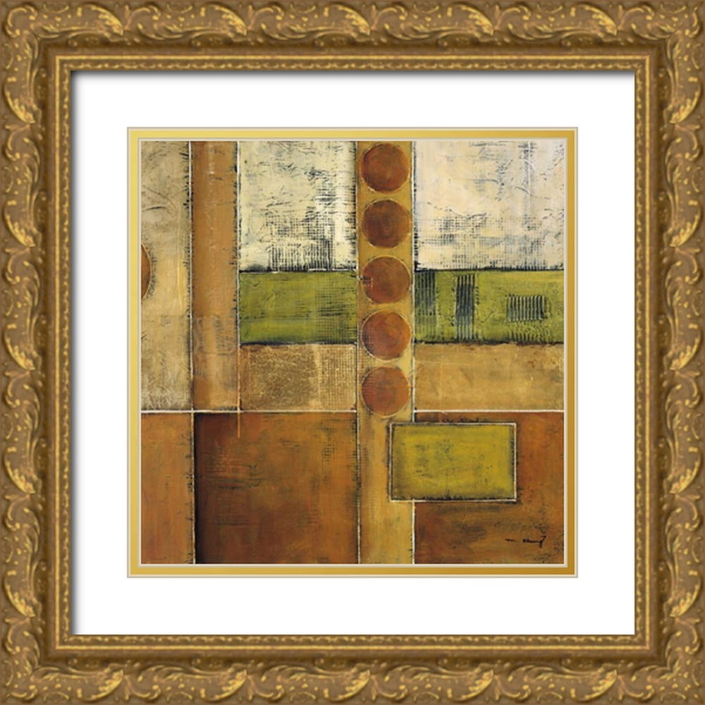 Klung, Mike 15x15 Gold Ornate Wood Framed with Double Matting Museum ...