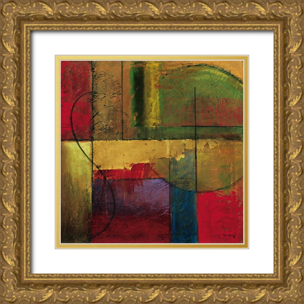 Klung, Mike 15x15 Gold Ornate Wood Framed with Double Matting Museum ...