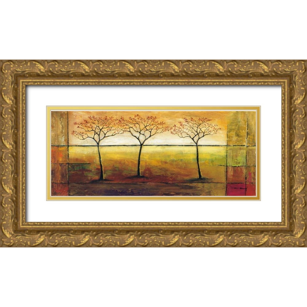 Klung, Mike 18x10 Gold Ornate Wood Framed with Double Matting Museum ...