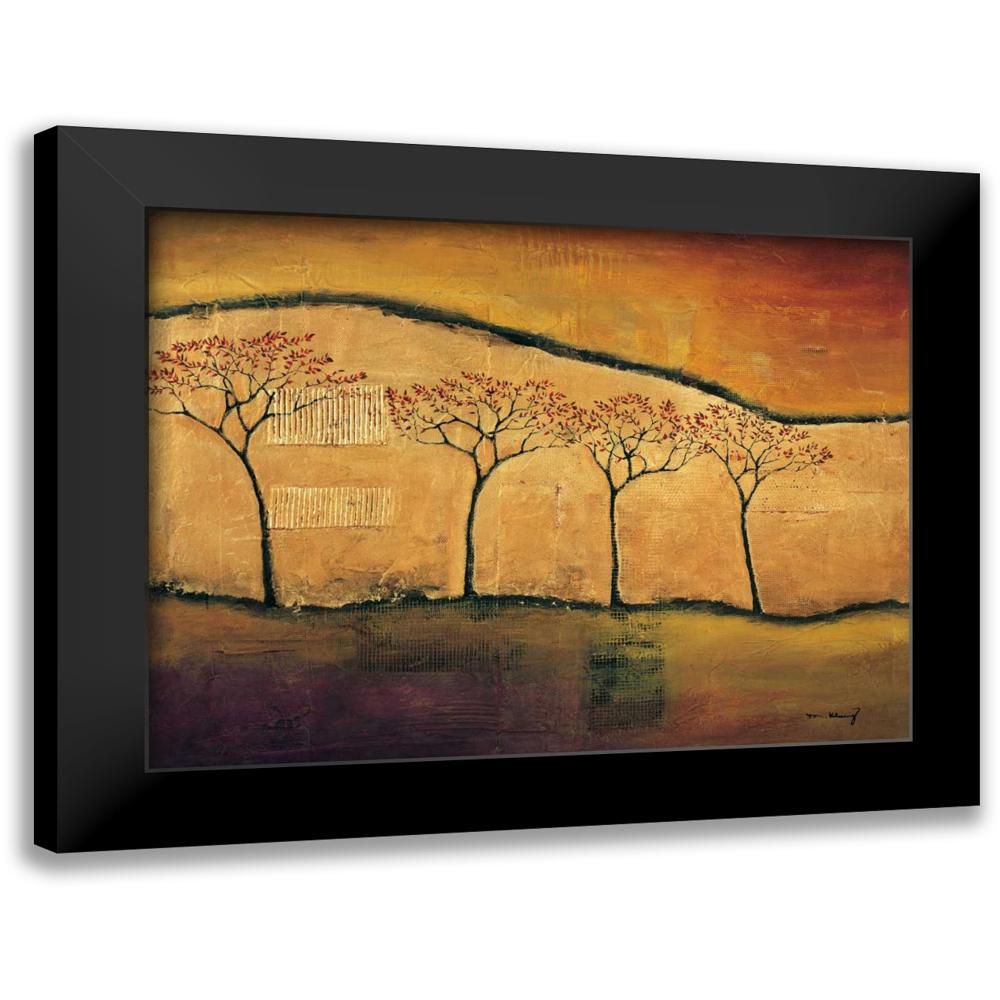 Klung, Mike 18x14 Black Modern Framed Museum Art Print Titled - Torn ...