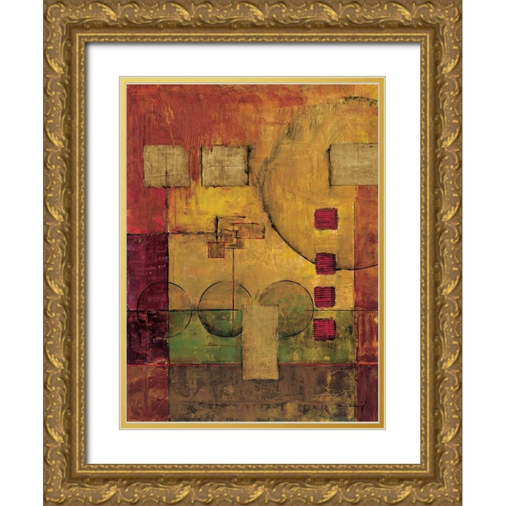 Klung, Mike 19x24 Gold Ornate Wood Framed with Double Matting Museum ...