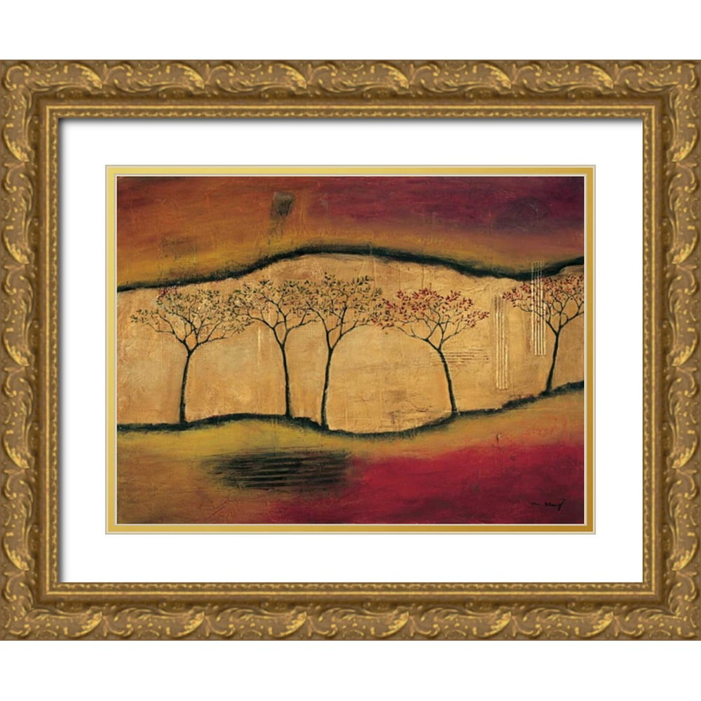 Klung, Mike 24x19 Gold Ornate Wood Framed with Double Matting Museum Art Print Titled - Torn ...