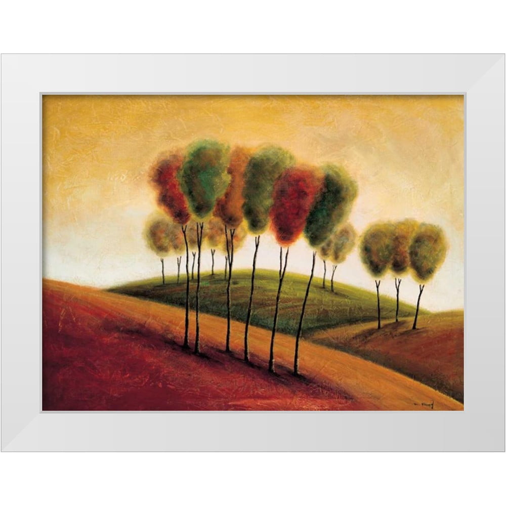 Klung, Mike 24x19 White Modern Wood Framed Museum Art Print Titled - A New Morning I - Walmart.com