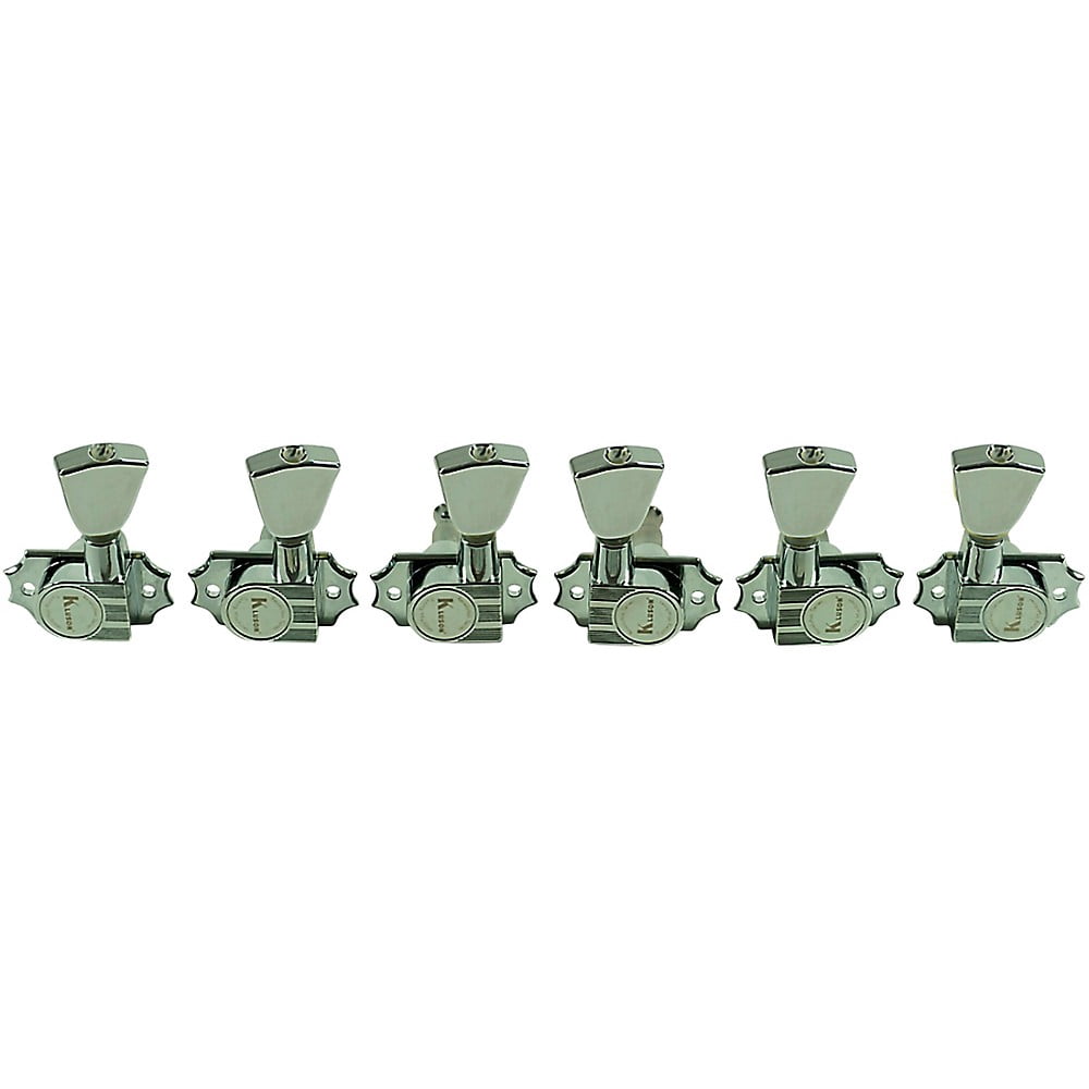 Kluson 3 Per Side Revolution Series G-Mount Metal Keystone Tuning ...