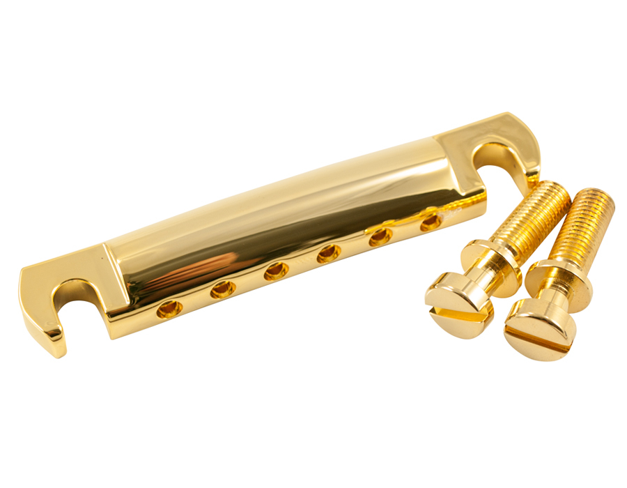 Kluson Gold Aluminum US made Stop tailpiece US thread studs fit Gibson ...