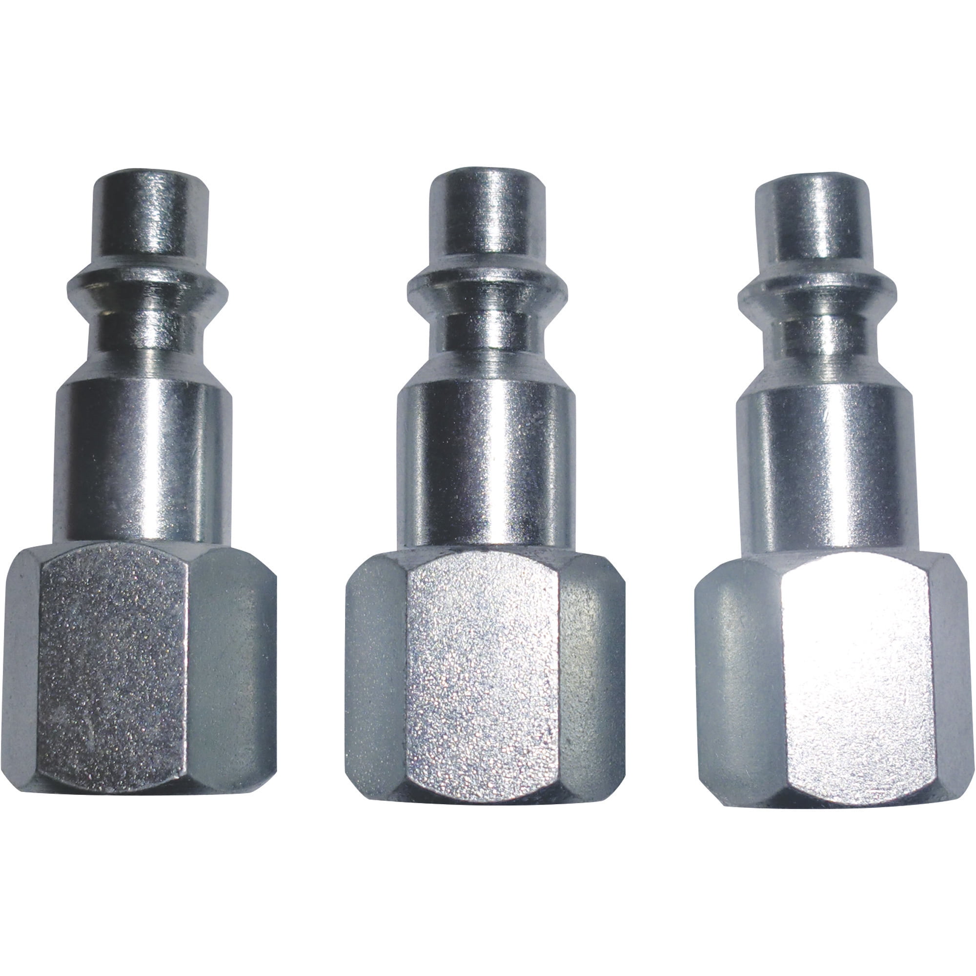 Klutch 1/4in. Female Air Plugs, 3-Pk., M-Style - Walmart.com