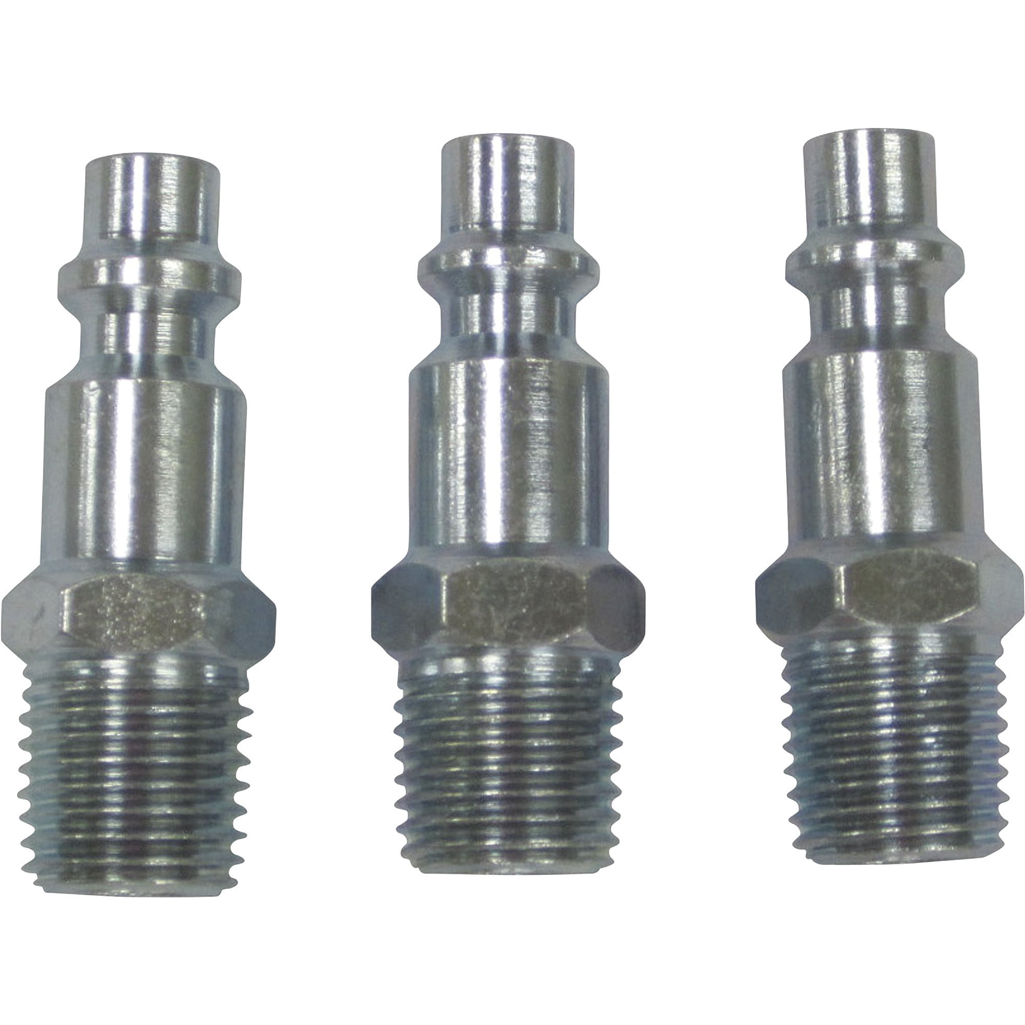 Klutch 1/4in. Male Air Plugs, 3-Pk., M-Style - Walmart.com