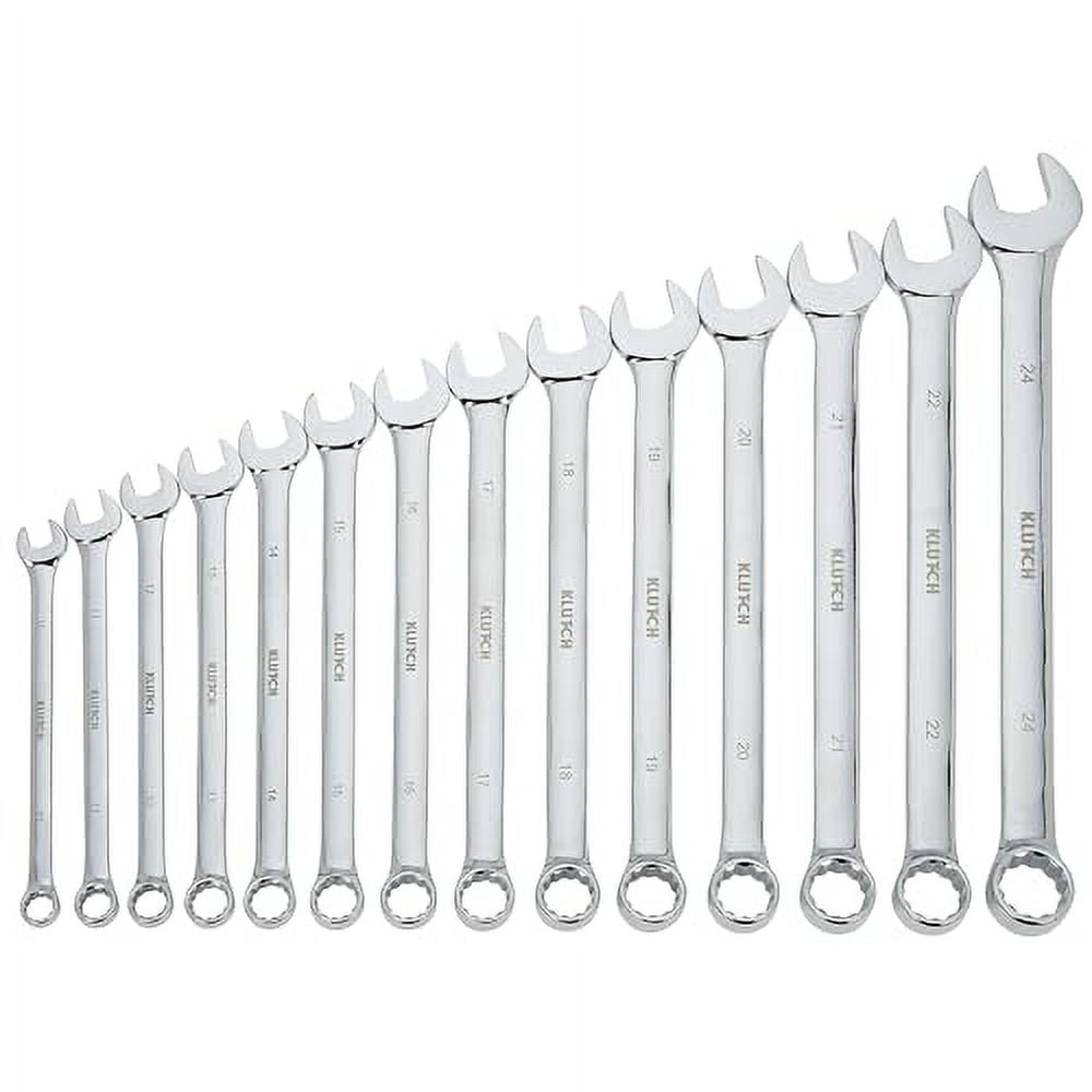 Klutch 14-Pc. Metric Extra-Long Wrench Set, Model# 34696A - Walmart.com