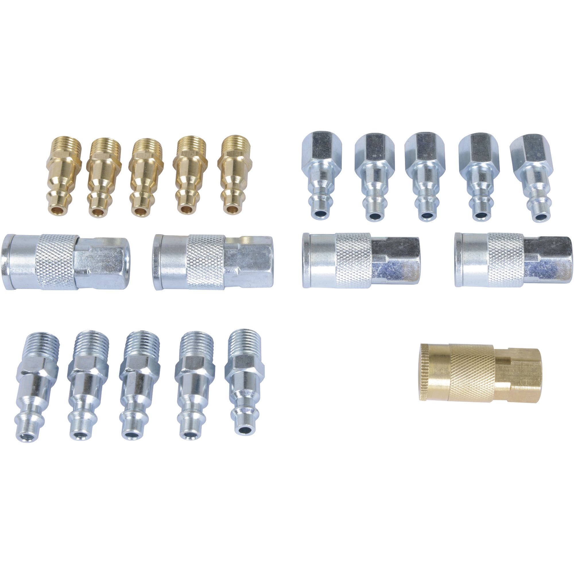 Klutch 20-Pc. Airline Connector Kit, 1/4in. NPT - Walmart.com