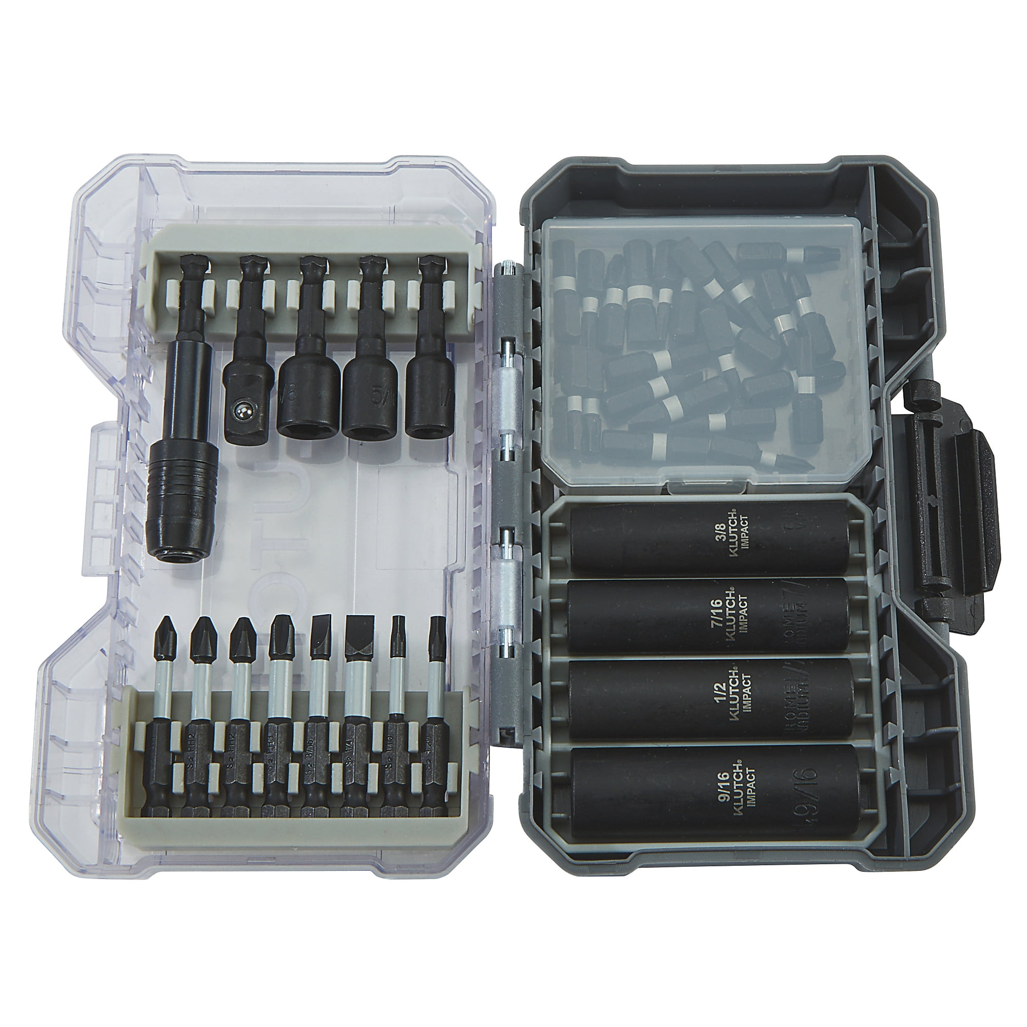 Klutch 42-Pc. Impact Driver Socket/Bit Set - Walmart.com