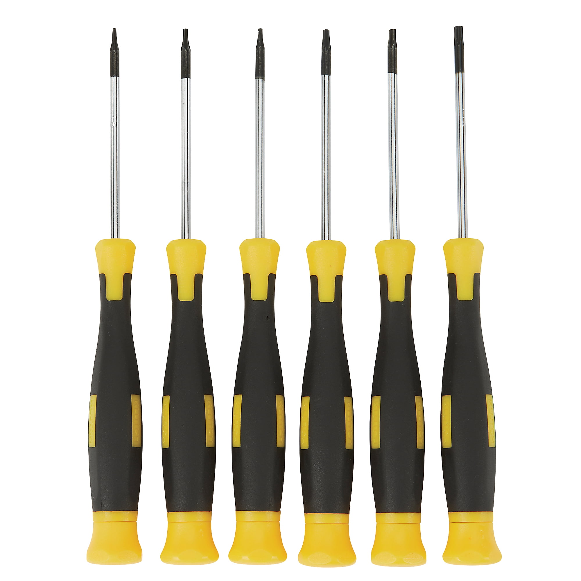 Klutch 6-Pc. Precision Torx Screwdriver Set - Walmart.com