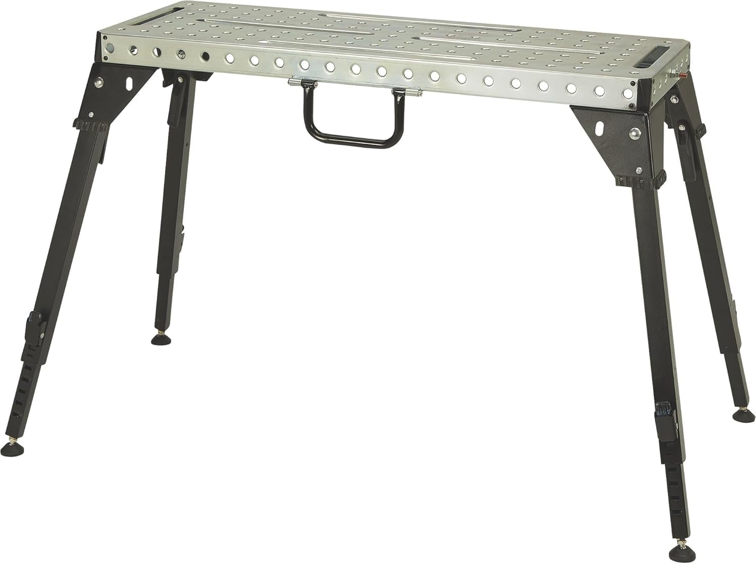 Klutch Adjustable Welding Table, Black Steel, 1000-Lb Capacity, Height ...