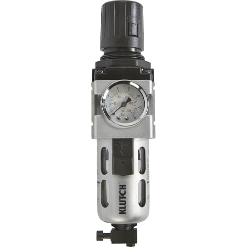 Klutch Air Filter-Regulator Combo - 3/8in. NPT, 77 CFM - Walmart.com