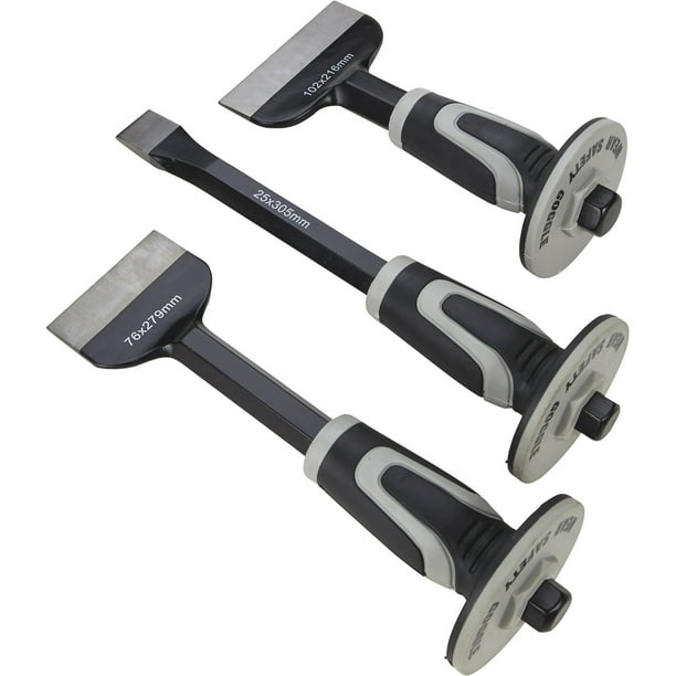 Klutch Bolster and Cold Chisel Set, 3-Pc. - Walmart Business Supplies