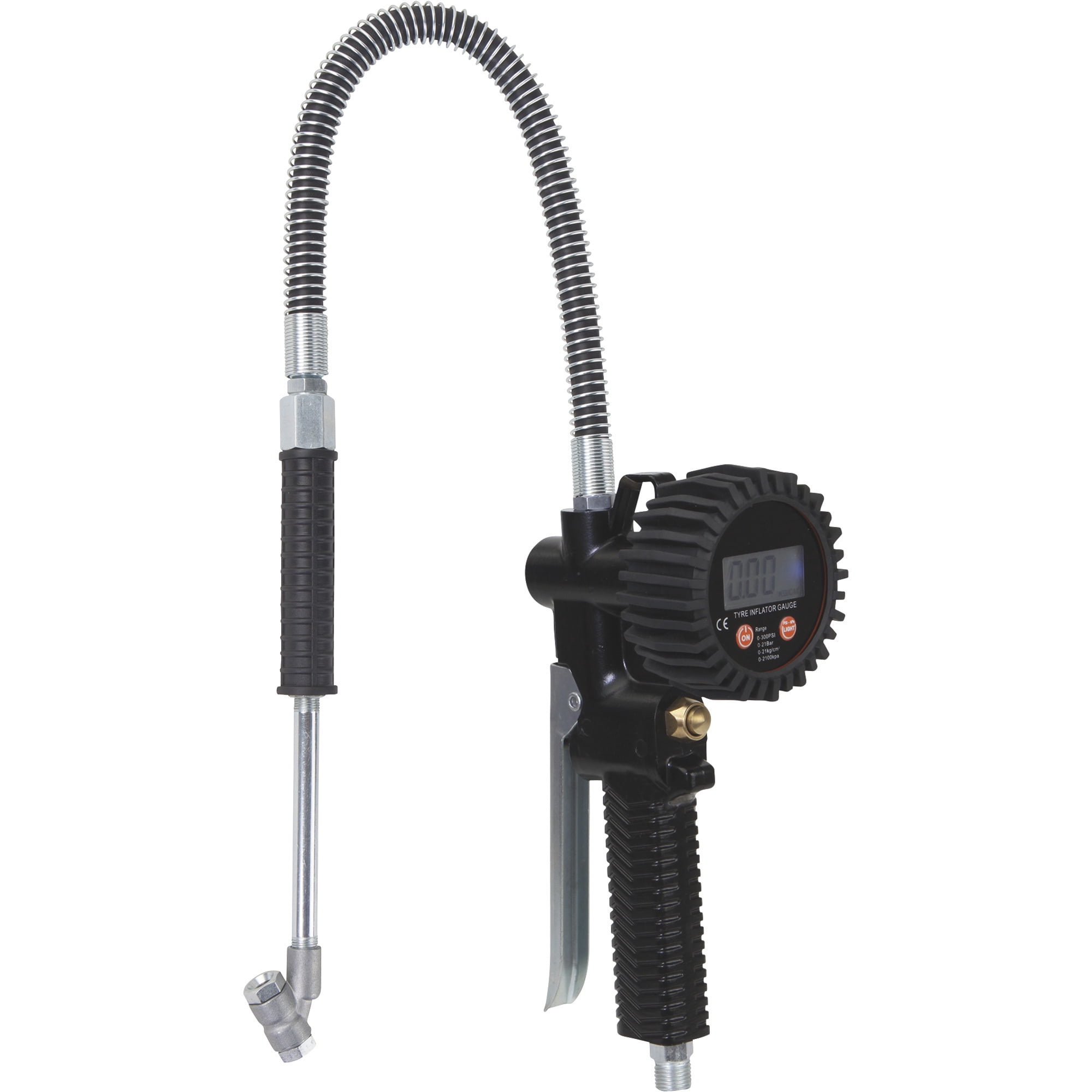 Klutch Digital Truck Tire Inflator Gauge, 0–300 PSI - Walmart.com