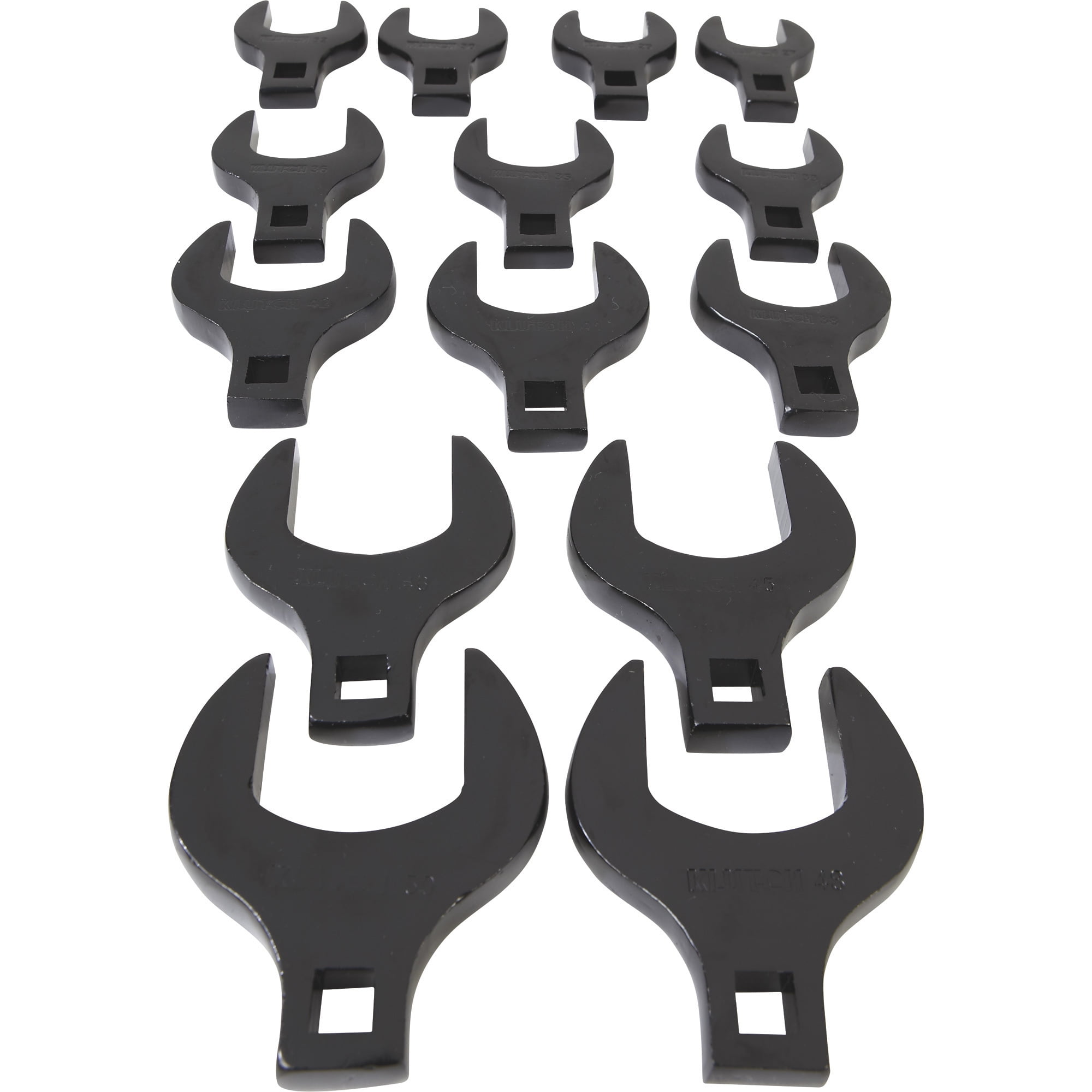 Klutch Jumbo Metric Crowfoot Wrench Set, 14-Pc. - Walmart.com
