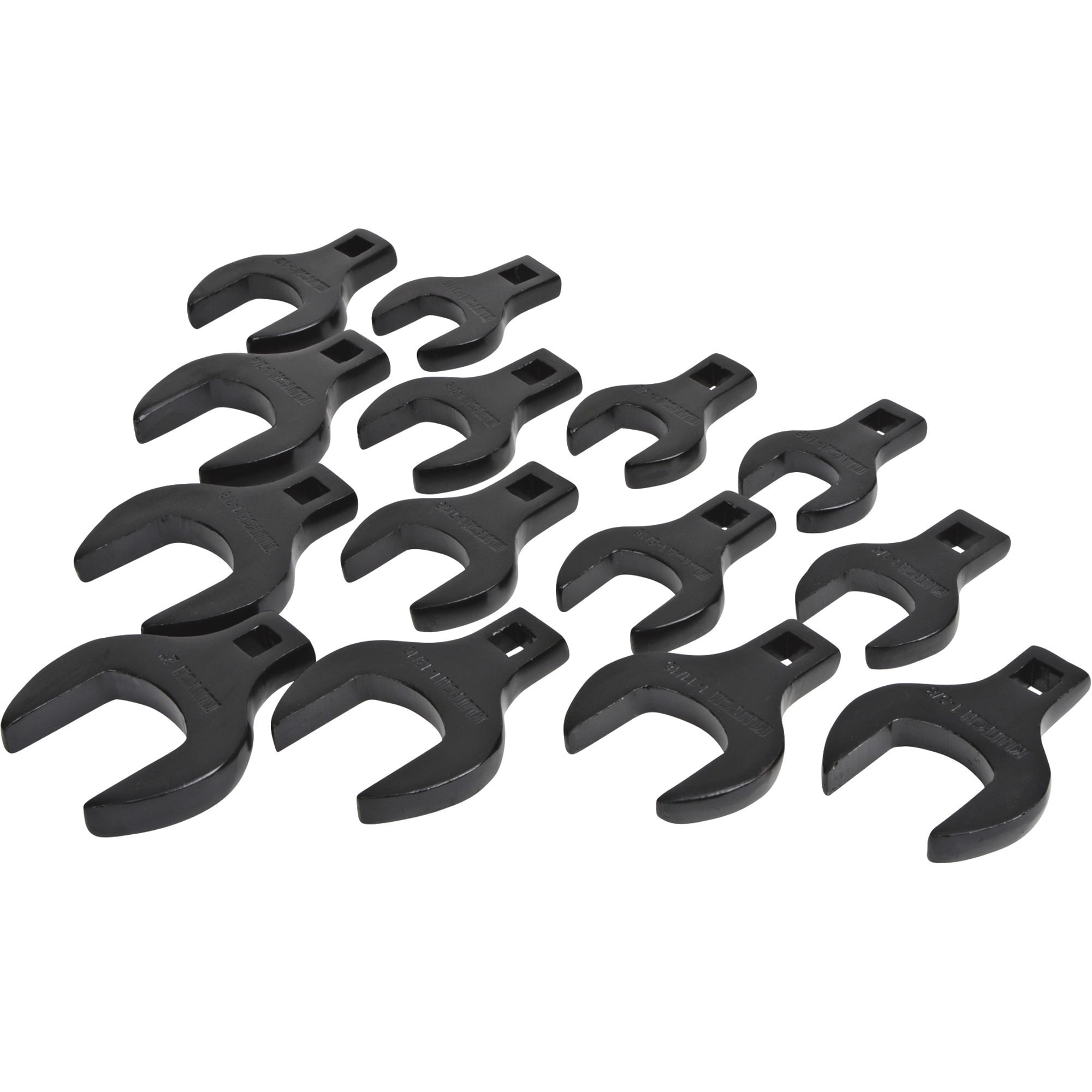 Klutch Jumbo SAE Crowfoot Wrench Set, 14-Pc. - Walmart.com