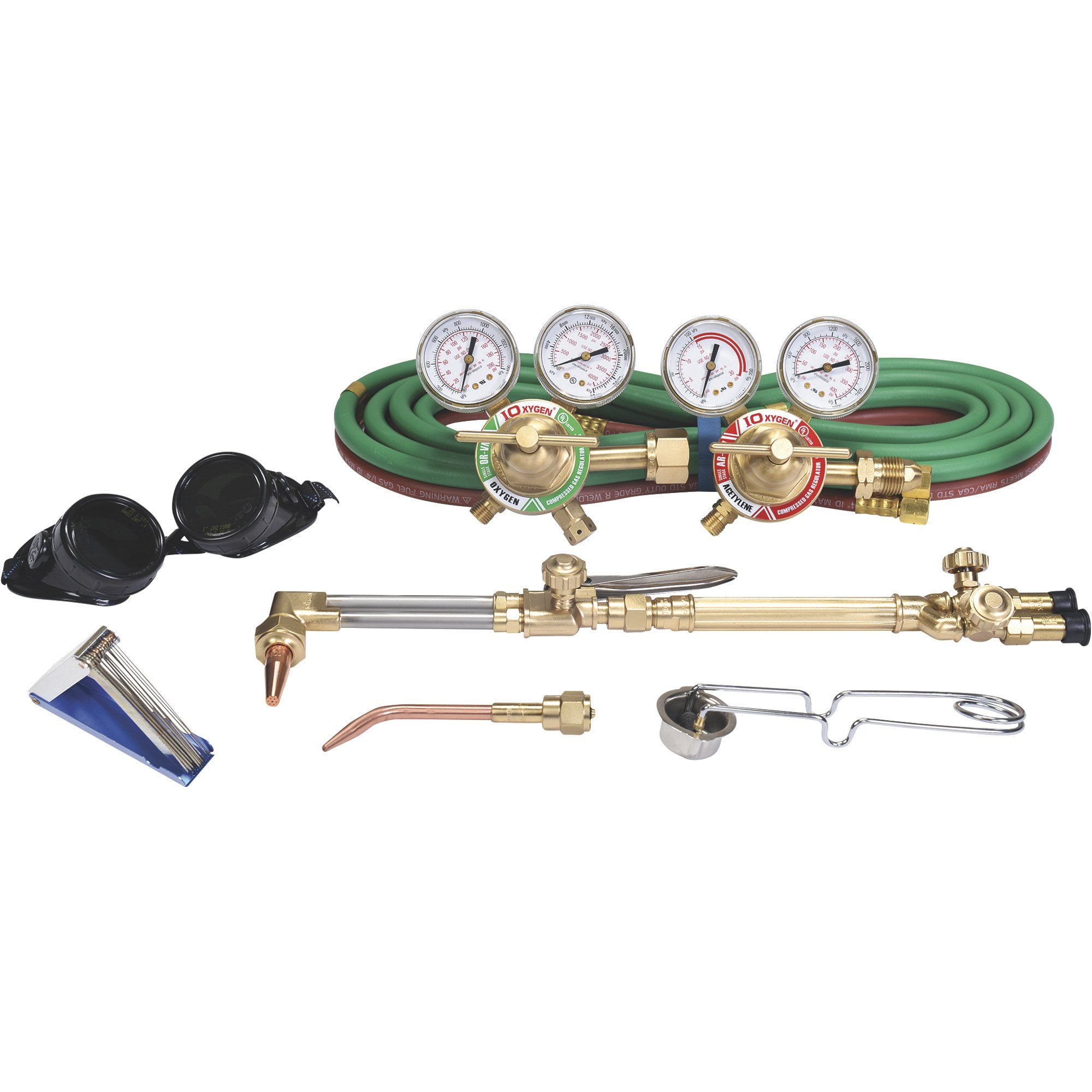 Klutch Medium-Duty Cutting and Welding Outfit, Oxyacetylene Victor ...