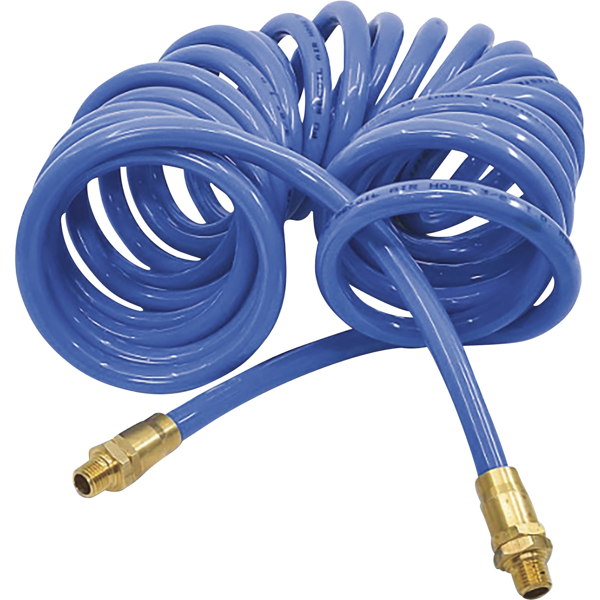 Klutch Polyurethane Recoil Hose Air Hose, 3/8in. x 25ft., 125 PSI ...