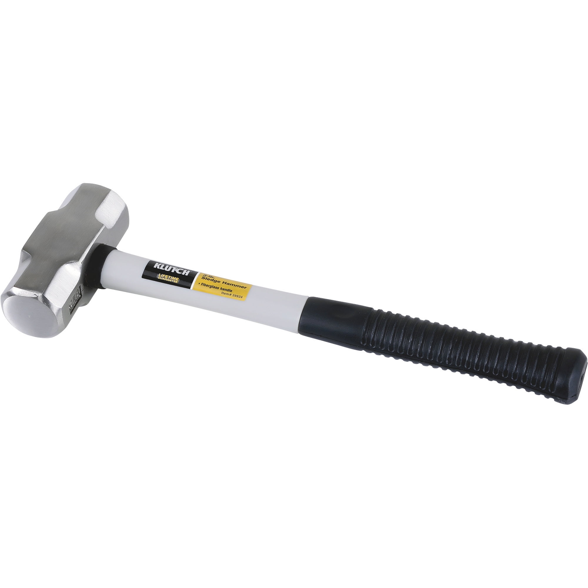 Klutch Sledge Hammer, 3 Lb., 14.5in.L, Model# 150216K - Walmart.com