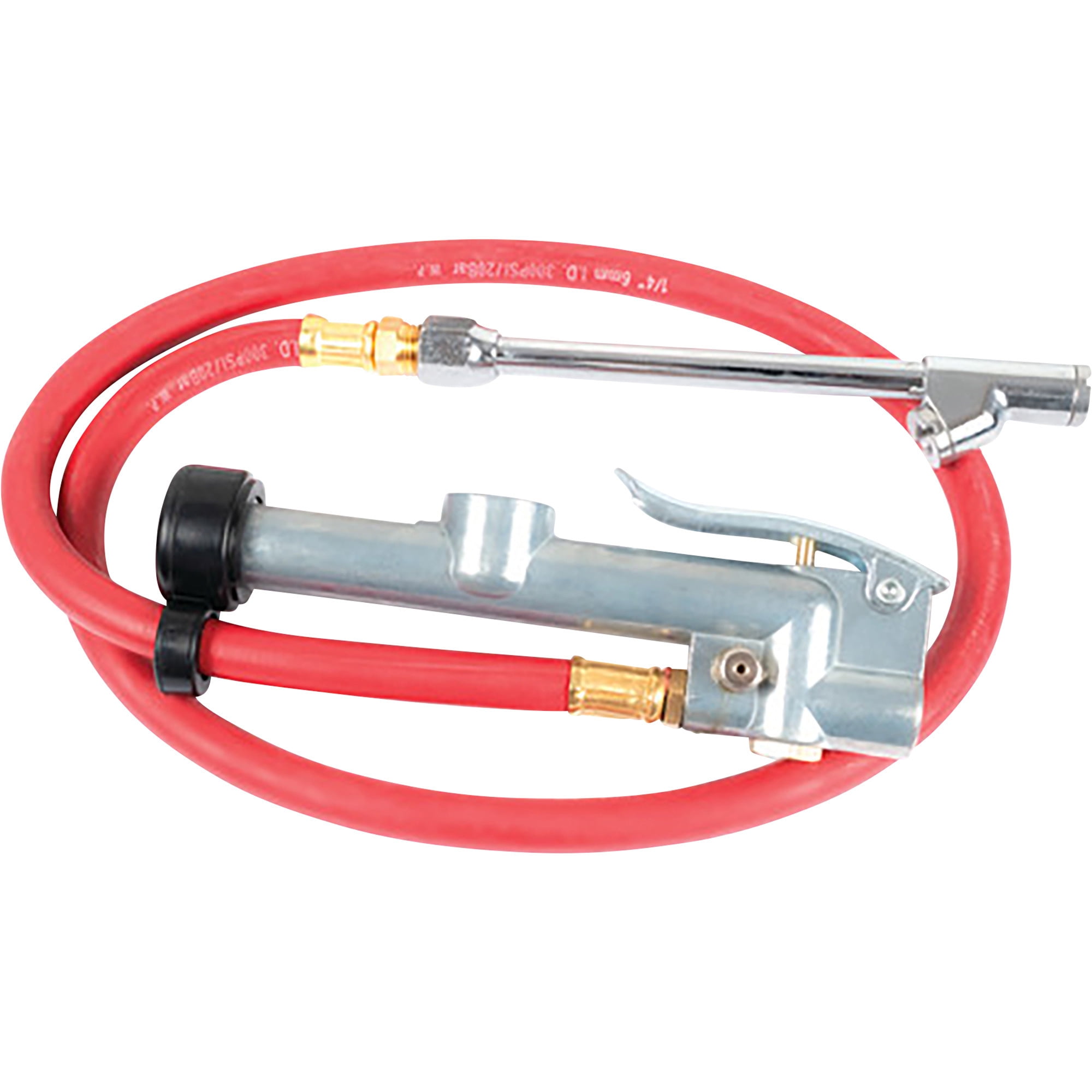 Klutch Tire Inflator with Gauge, 36in. Hose, 10-120 PSI - Walmart.com