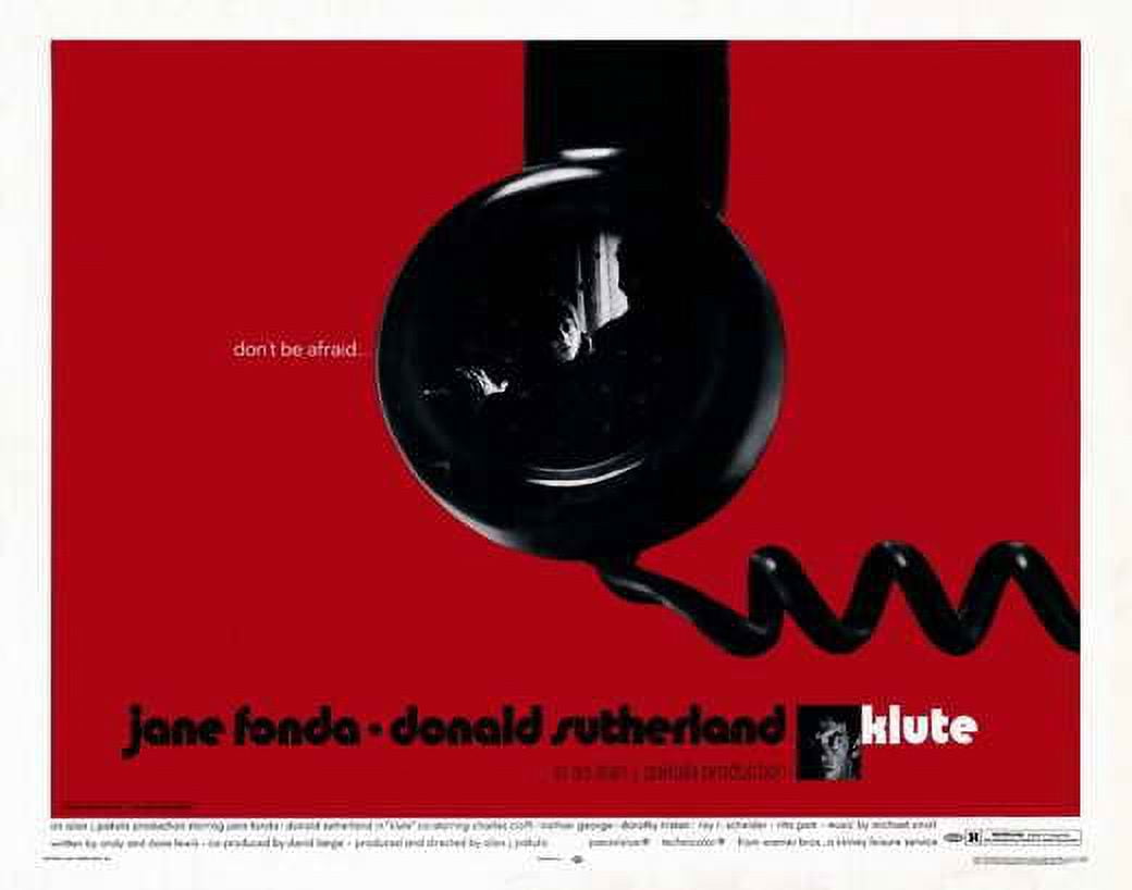Klute - movie POSTER (Half Sheet Style A) (22" x 28") (1971) - Walmart.com