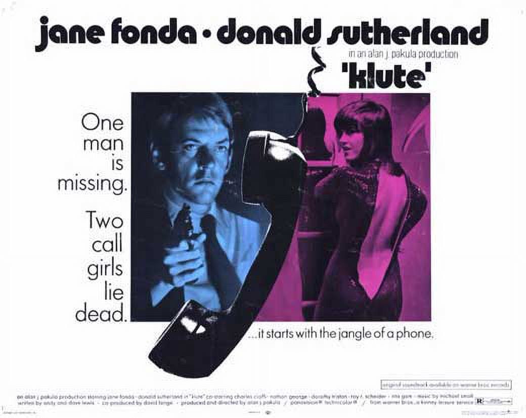 Klute - movie POSTER (Style B) (11" x 14") (1971) - Walmart.com