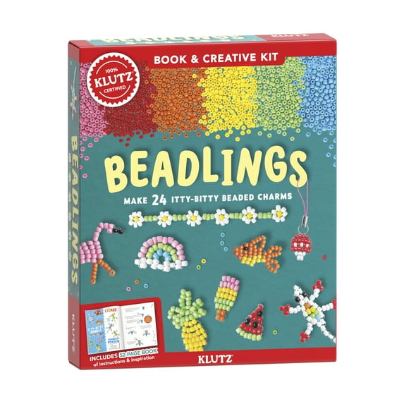 Klutz Beadlings: Make 24 Itty-Bitty Beaded Charms - Walmart.com