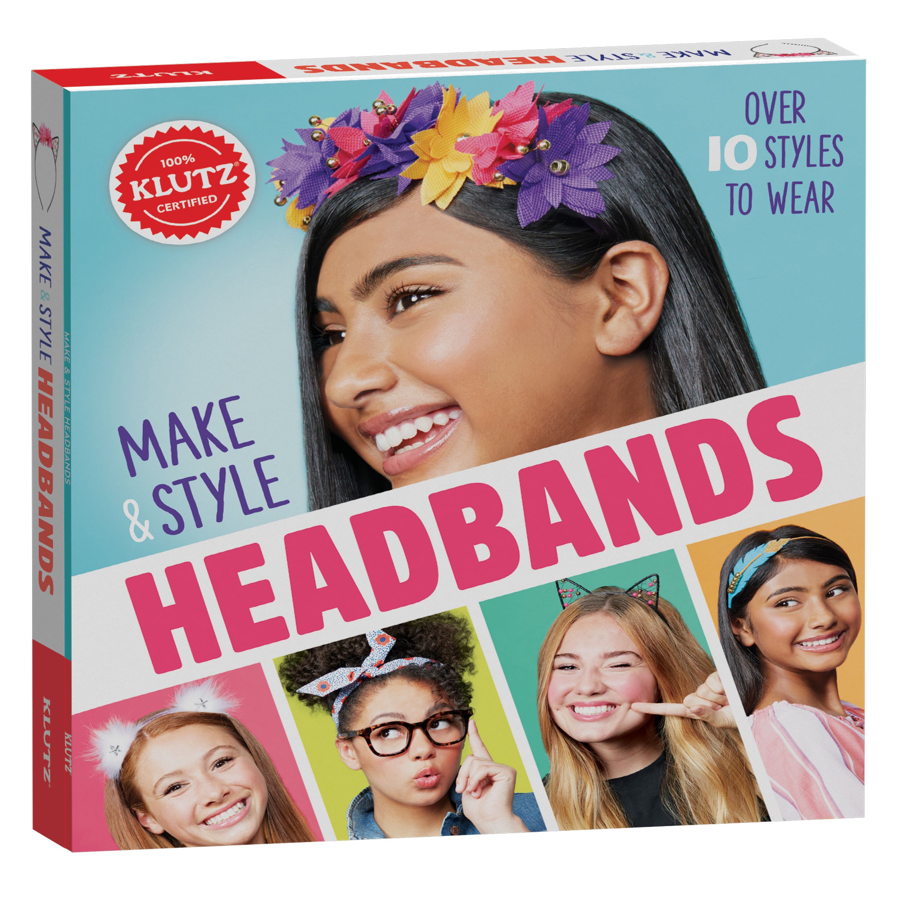 Klutz Kids Make And Style Headbands Craft Kit, 67 Pieces - Walmart.com