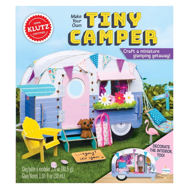 Klutz Make Your Own Tiny Camper Craft Kit - Walmart Business Supplies
