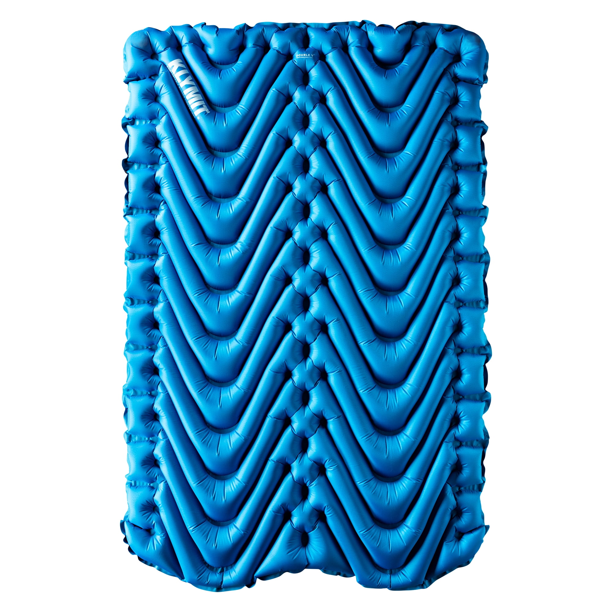 Klymit Double V Sleeping Pad, Extra Wide 2-Person 3-Season Camping Air ...