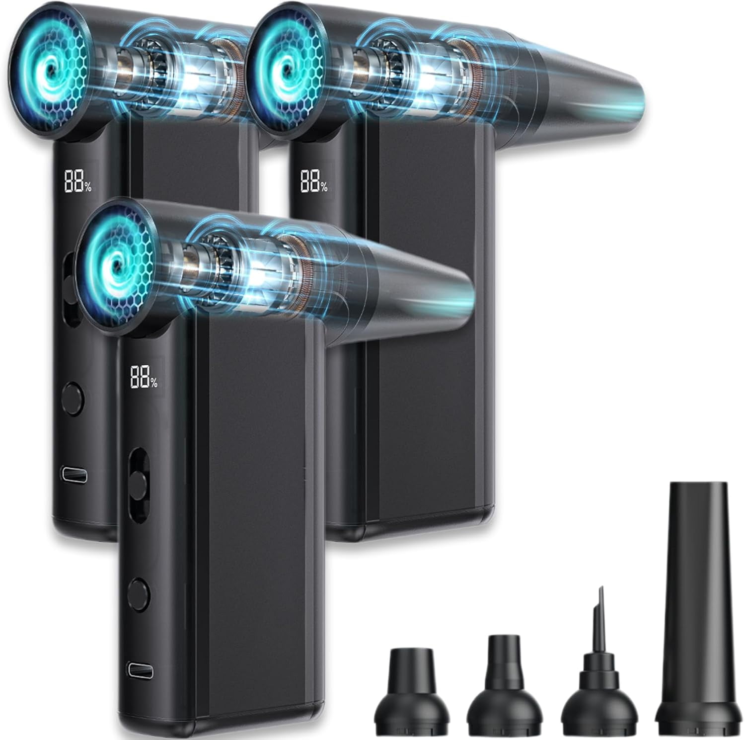 Klyno Jet Fan, Klyno Fan, Qinux Klyno 2-In-1 High-Speed Cordless ...