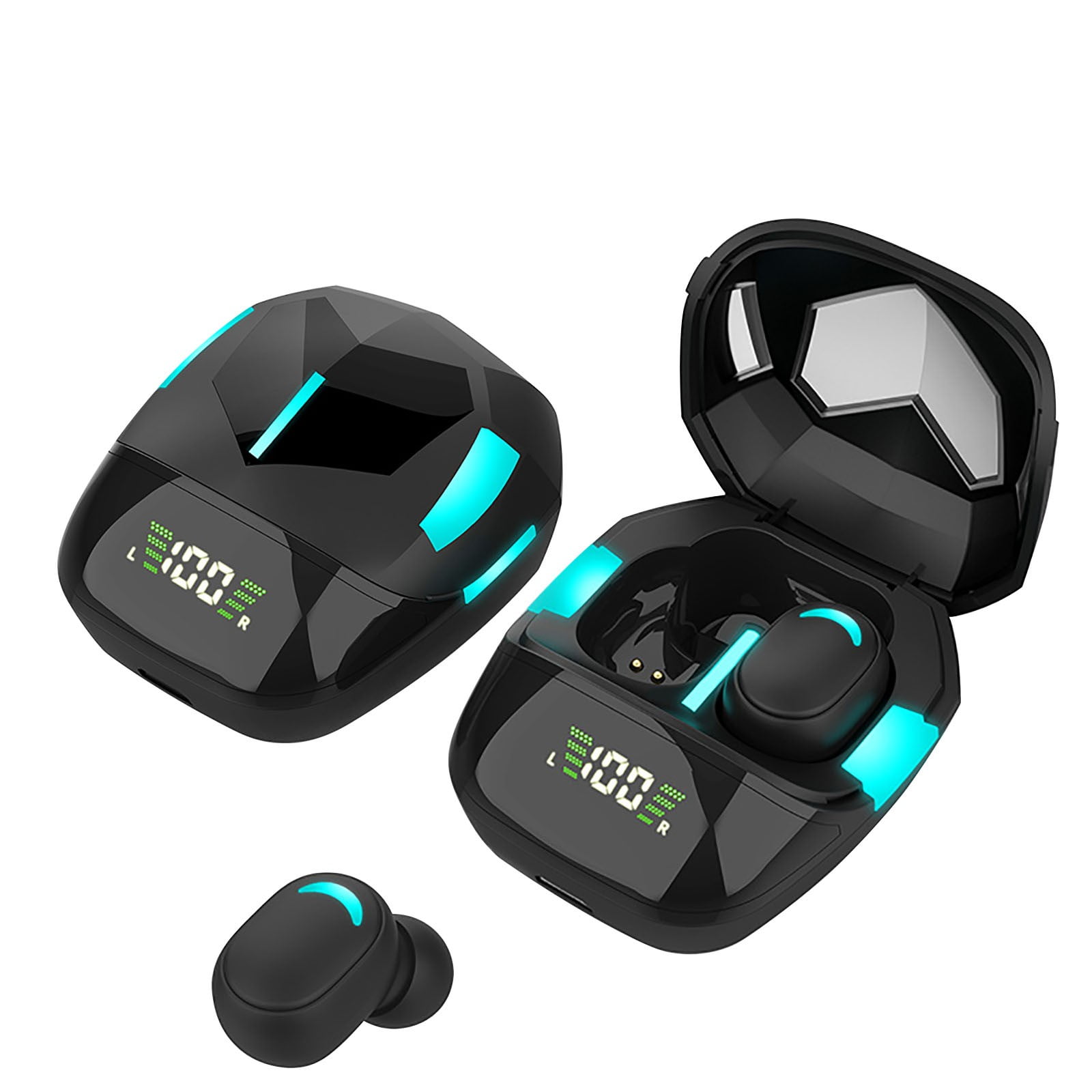 KmaiSchai For Ps4 Mic Earphones True Wireless Bluetooth 5.1 Waterproof ...