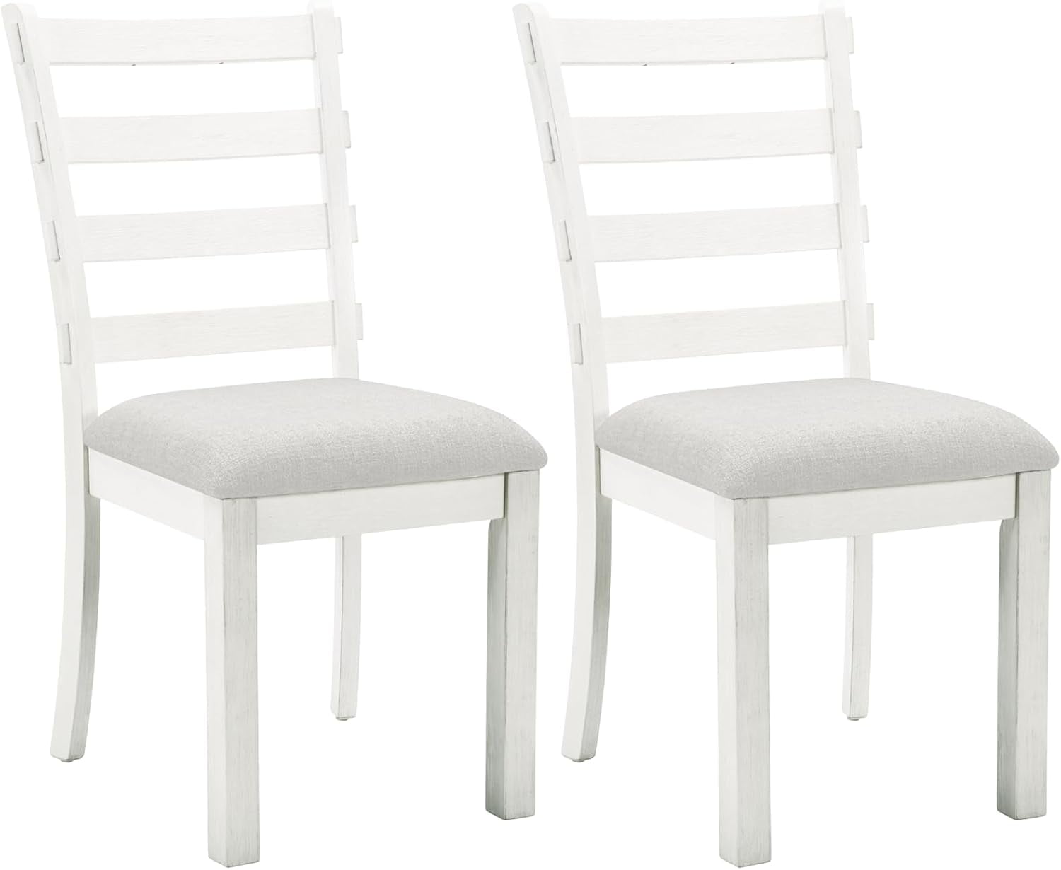 Kmax Farmhouse Dining Chairs Set of 2 Rustic Vintage Kitchen Chair ...
