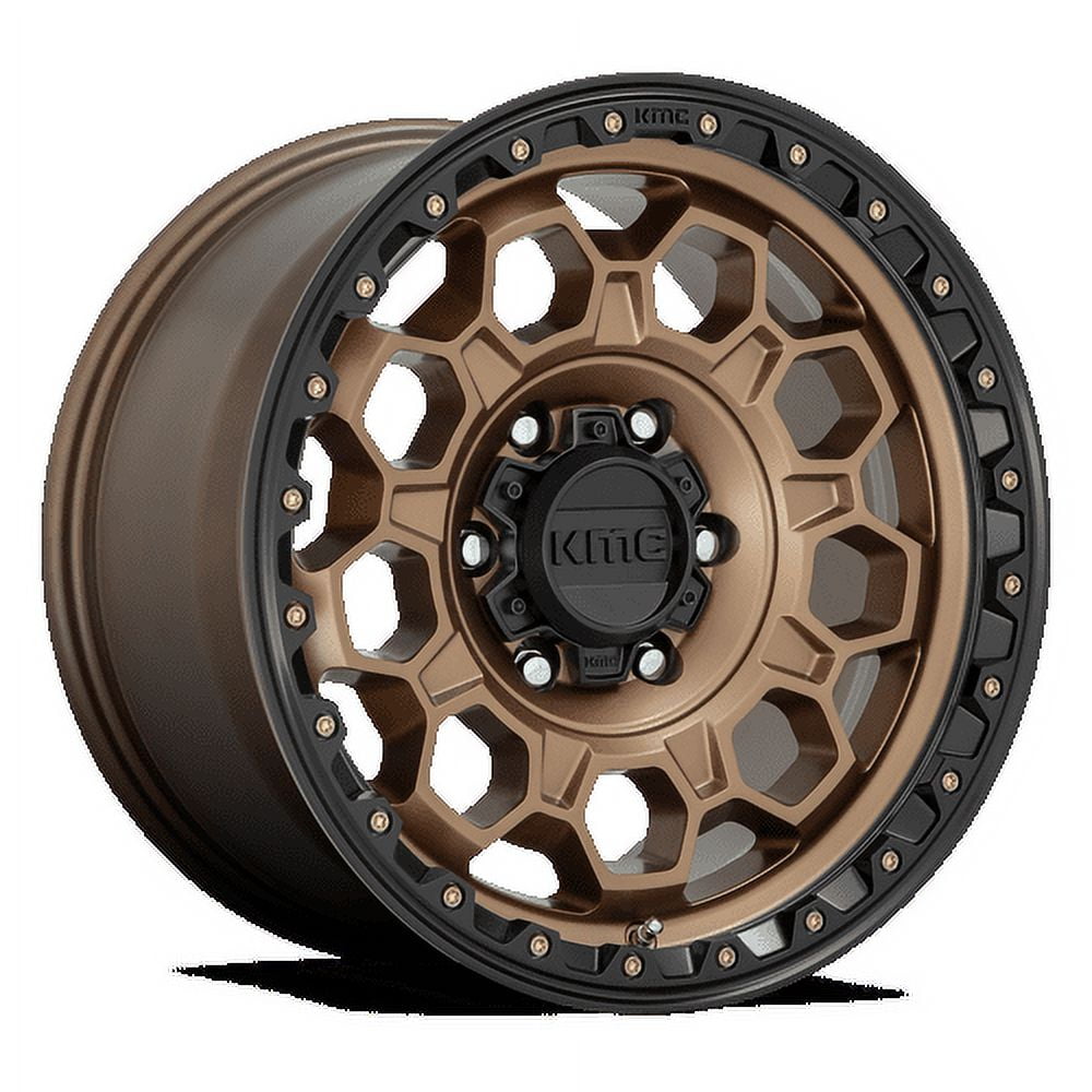 Kmc Km545 Trek 17X9 5X127 -12Et 71.5Cb Matte Bronze With Black Lip ...