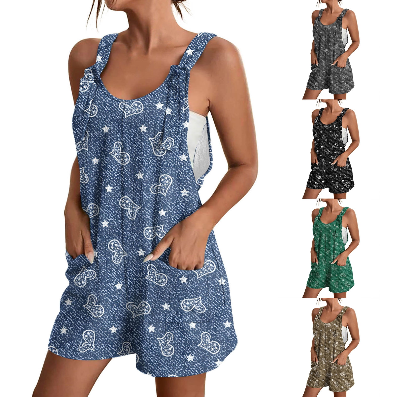 Kmdttou 2025 New Fashion Women's Summer Comfortable Casual Suspender ...