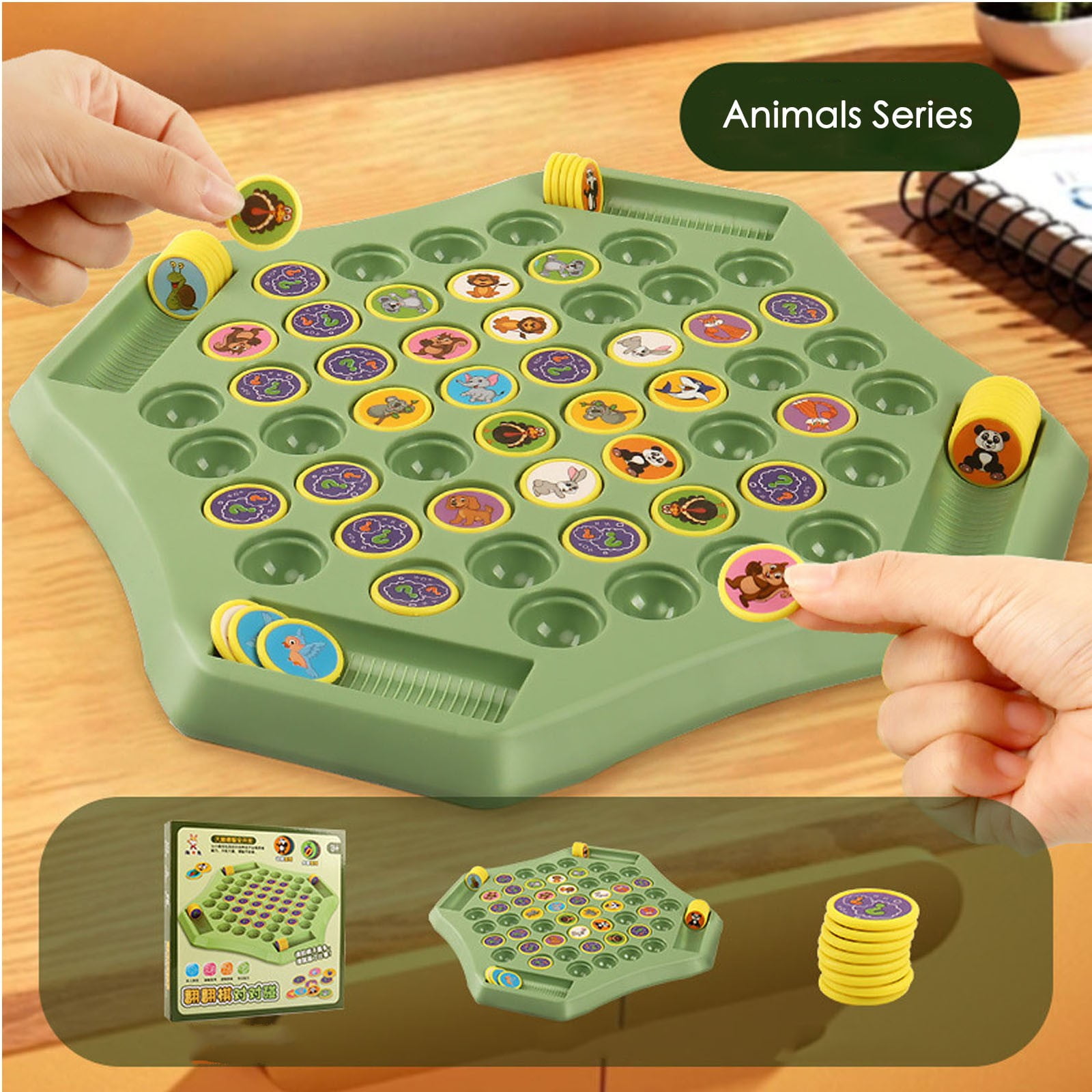 Kmdttou Animals Flip Game for Kindergarten Gathering Activity Animals ...