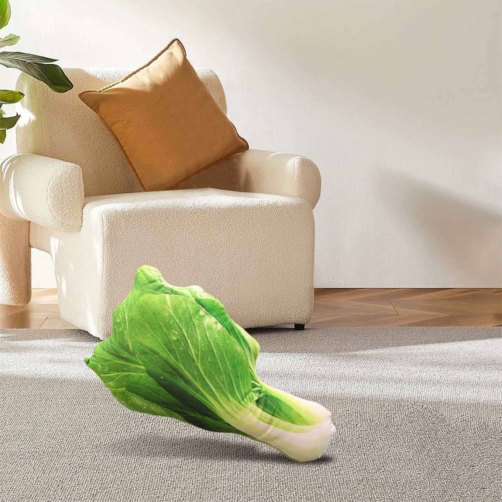 Kmdttou Doll Green Vegetable Doll Simulation Vegetable Pillow Toy Doll ...