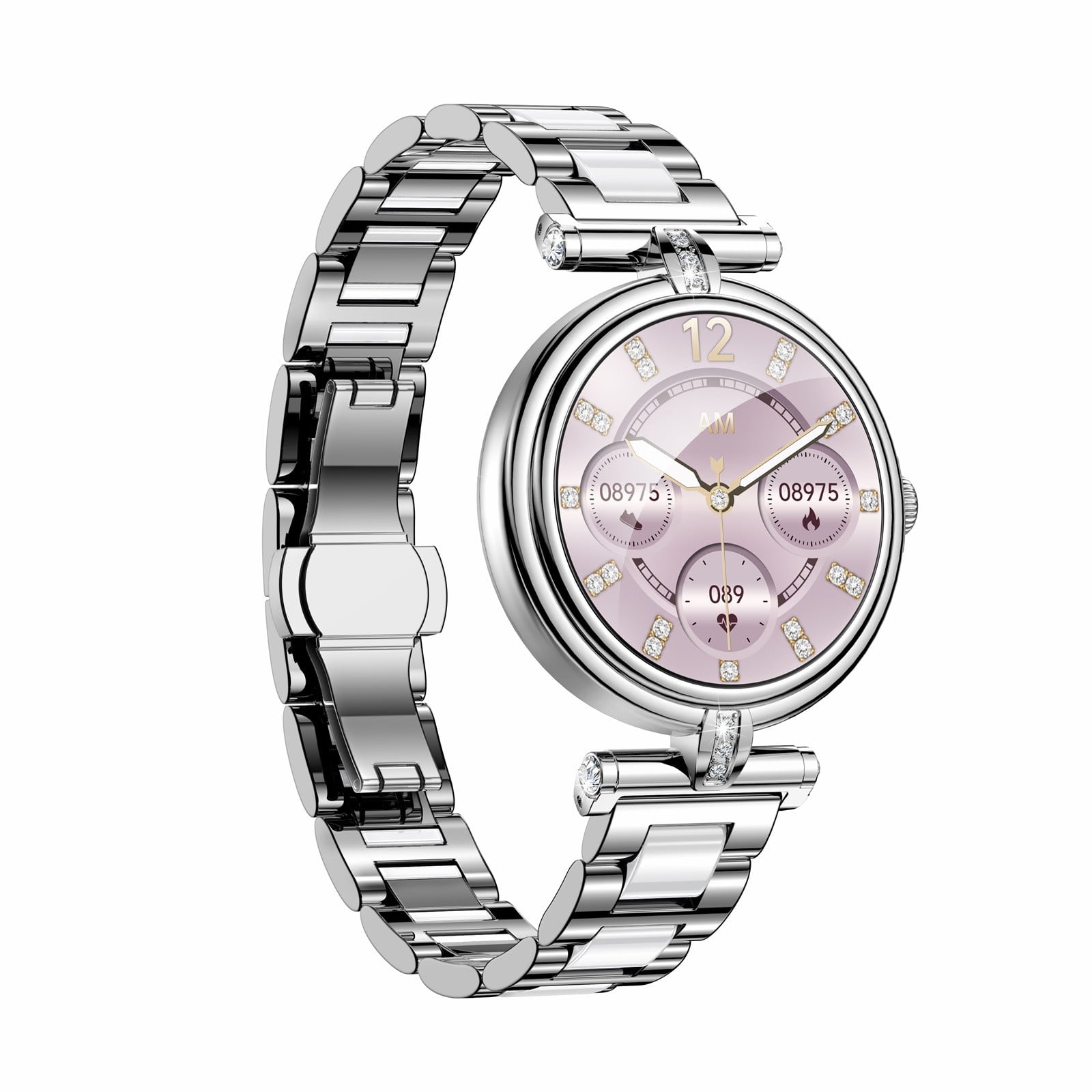 Kmdttou For Gift Smart Watch Women Smart Reminder Step Bluetooth Call ...